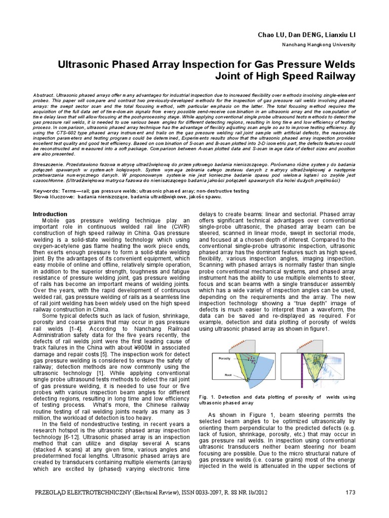 AUT For Pipeline Girth Welds 2nd Edition - Sample | PDF | Ultrasound ...