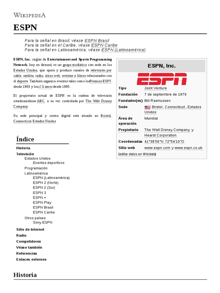 Espn | Descargar gratis PDF | Espn | Deportes