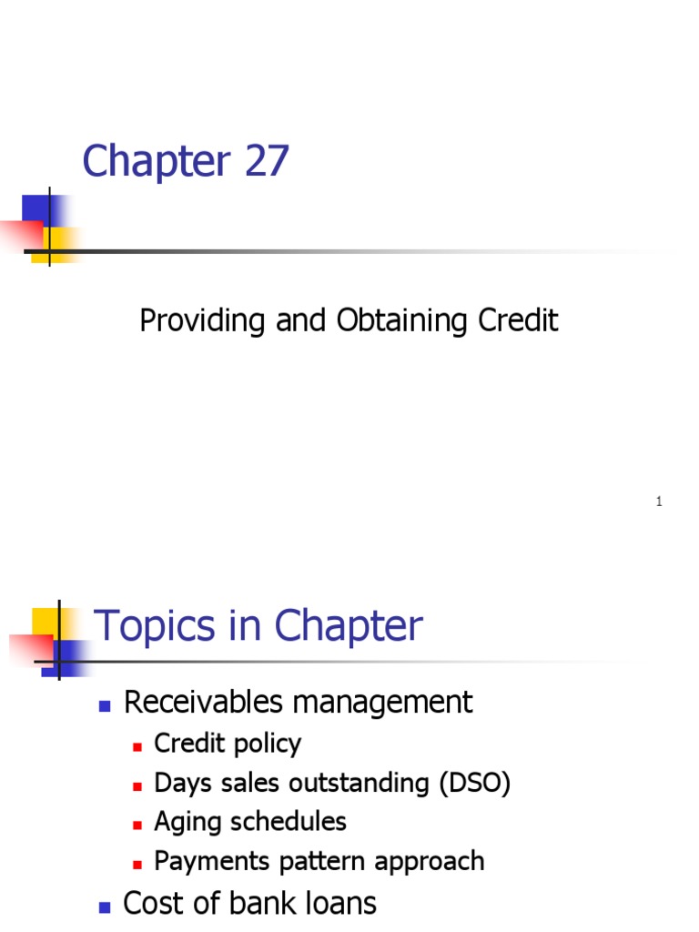Providing and Obtaining Credit | PDF | Interest | Loans