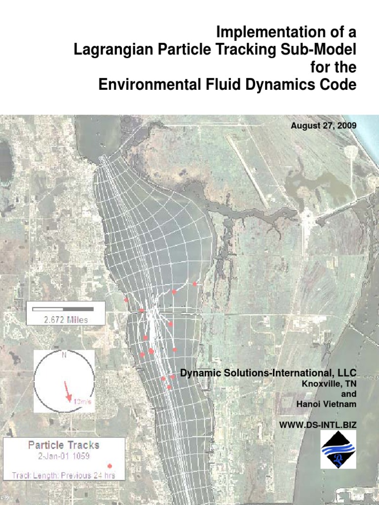 EFDC DSI Lagrangian Particle Tracking PDF | PDF | Lagrangian Mechanics | Fluid Dynamics