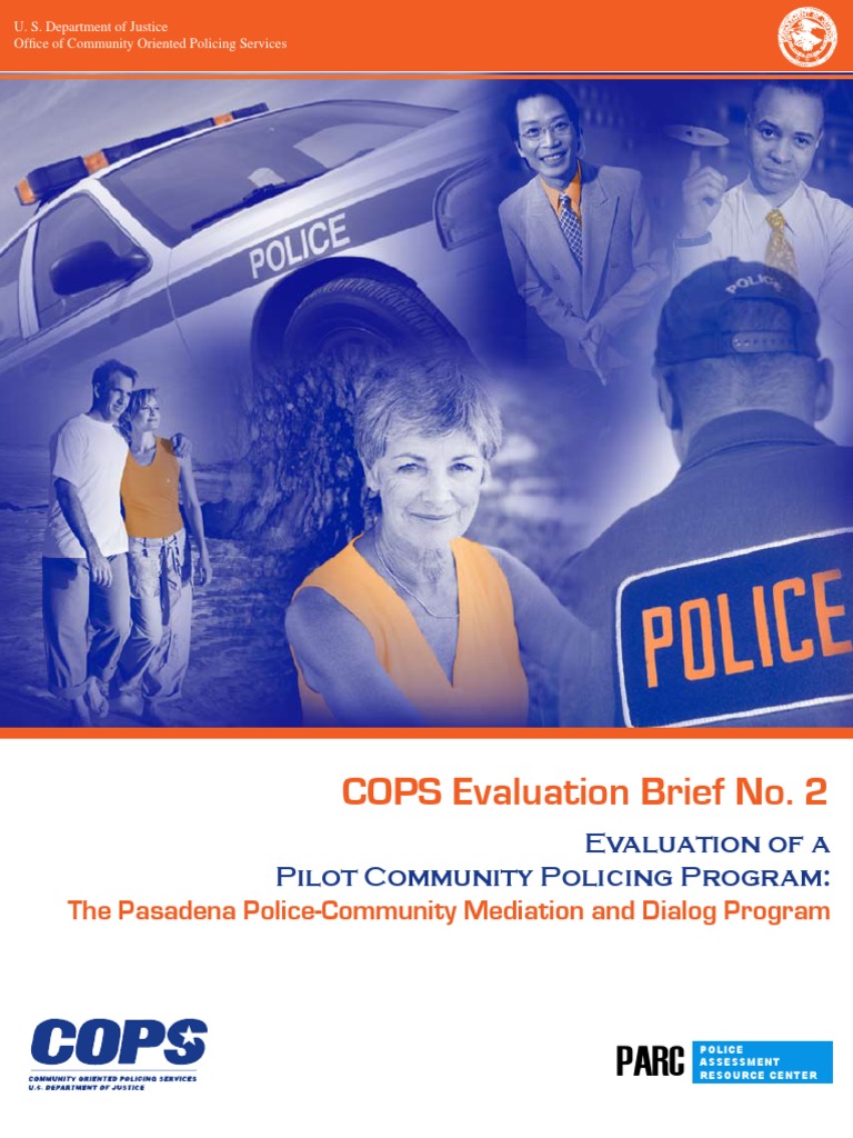 Community Policing | PDF | Mediation | Community Policing