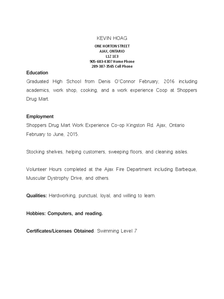 Kevin Resume | PDF | Business
