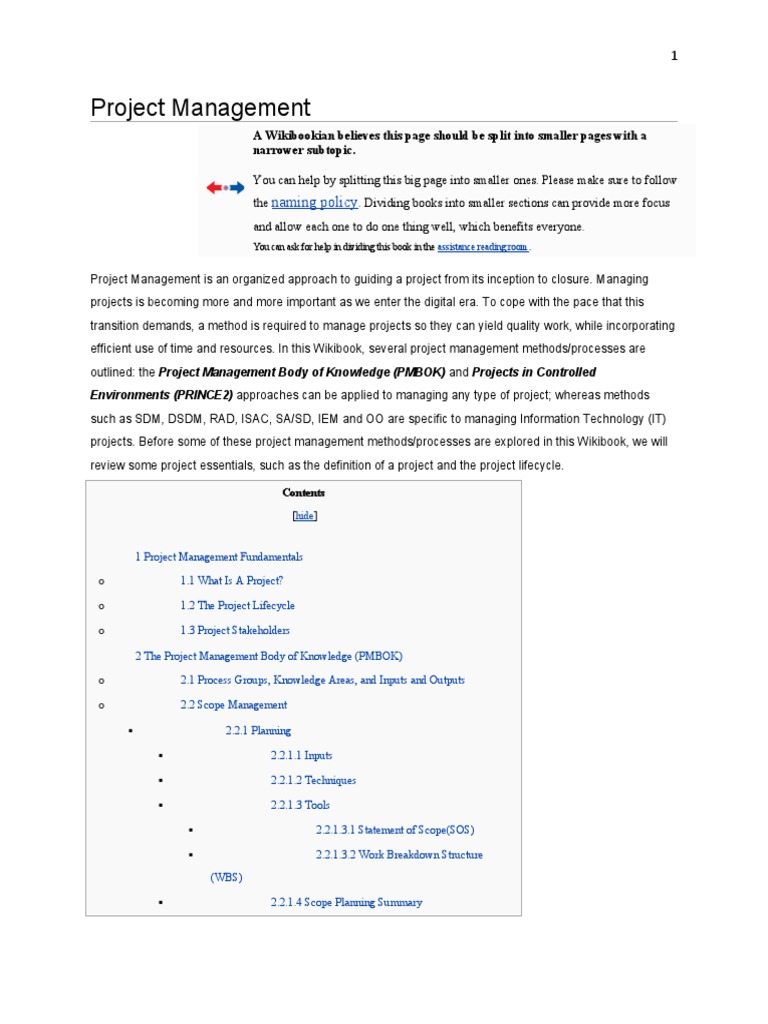 Project Management Book1 | Download Free PDF | Project Management ...