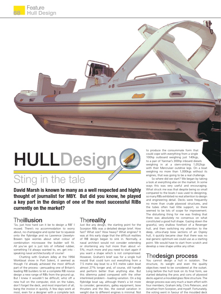 RIB Hull Design | PDF | Hull (Watercraft) | Watercraft
