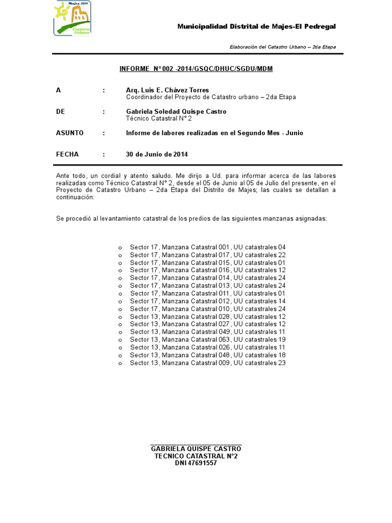 Informe #002-Gaby | PDF