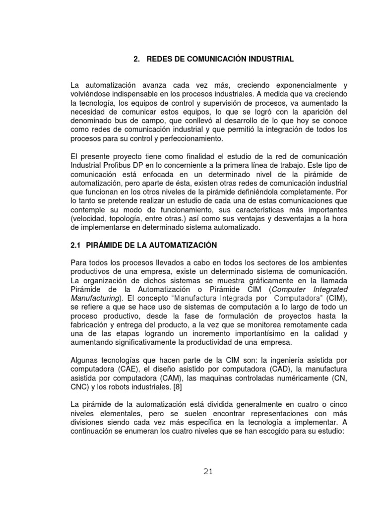 Red Profibus en Un Sistema Automatizado-21-45 | PDF | Modelo osi | Ethernet