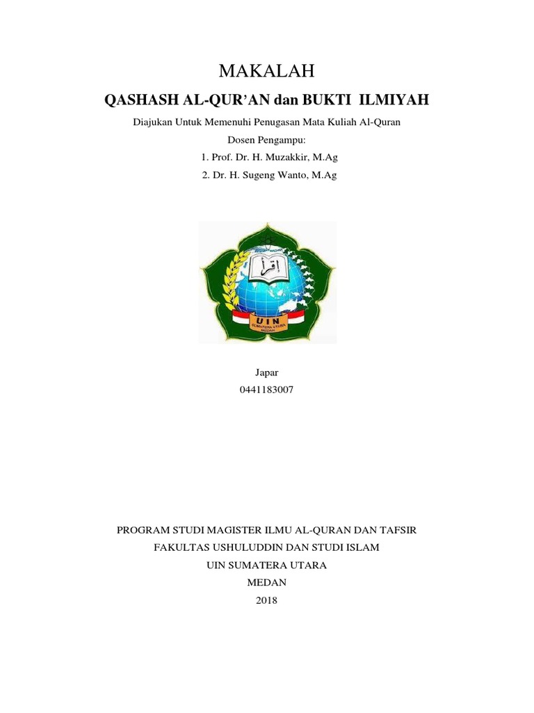 Qashash Al-Quran Final | PDF