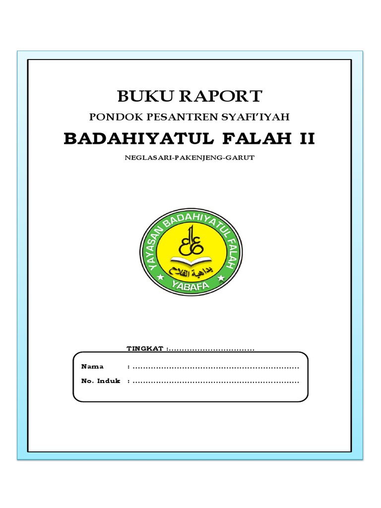 Raport Pesantren 0 | PDF