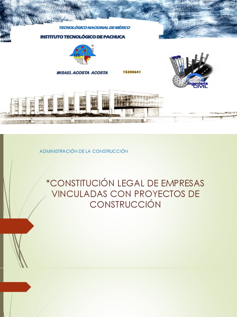 Constitución Legal de Una Empresa Constructora | PDF | Virtud | Conceptos legales