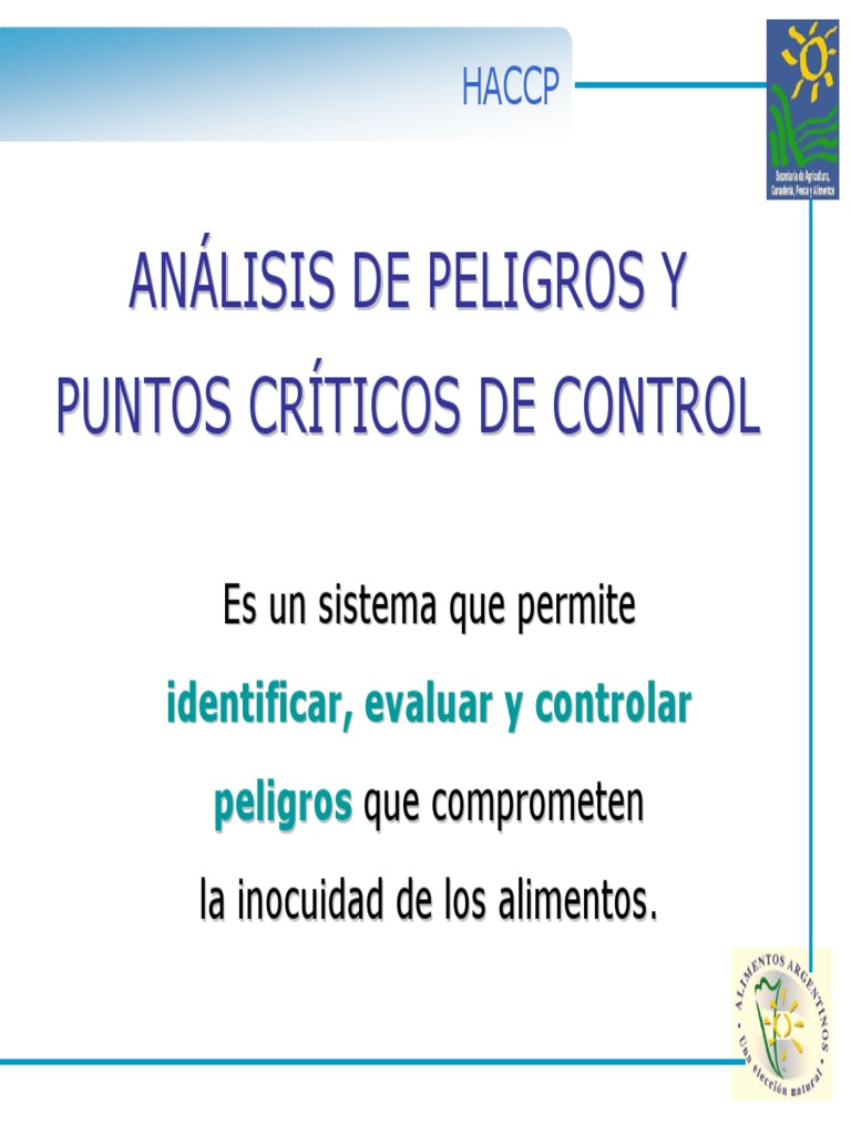 Analisis de Peligros Puntos Criticos de Control PDF | PDF | Análisis de Riesgo y Puntos Críticos ...