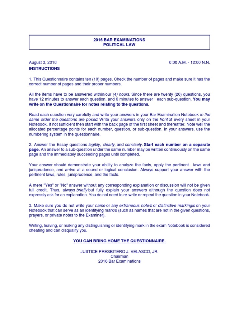 Mock Bar Questions | PDF | Value Added Tax | Search And Seizure