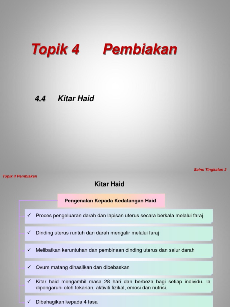 4.4 Kitar Haid | PDF