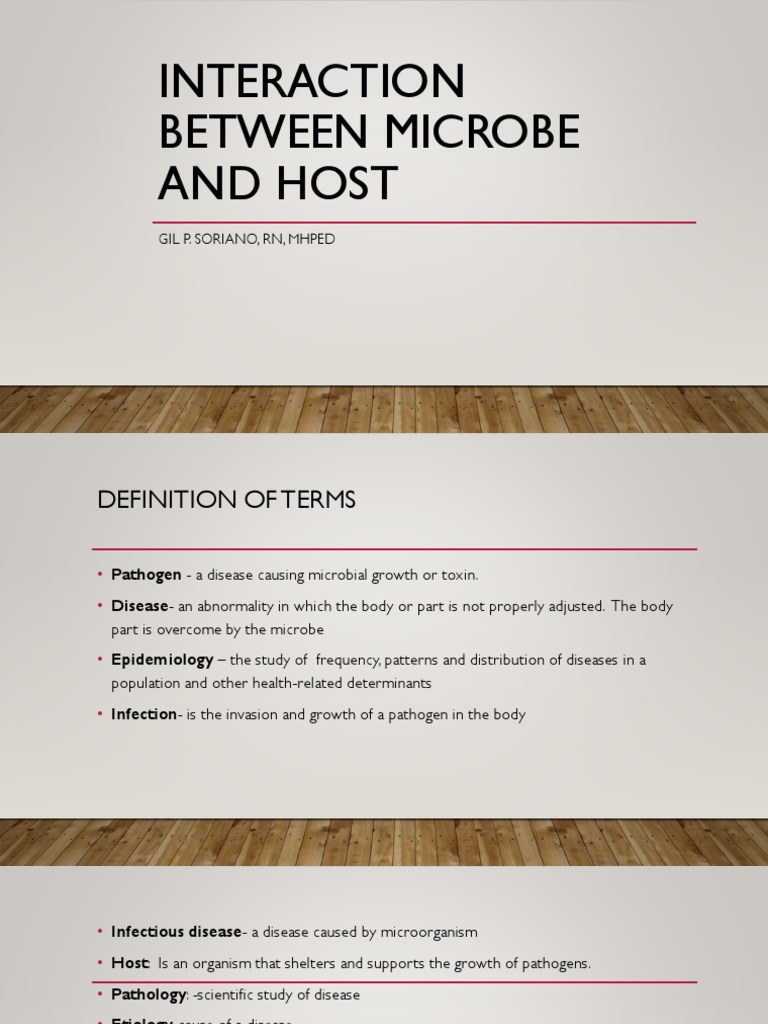 Microbe-Host Interaction Overview | PDF | Transmission (Medicine ...