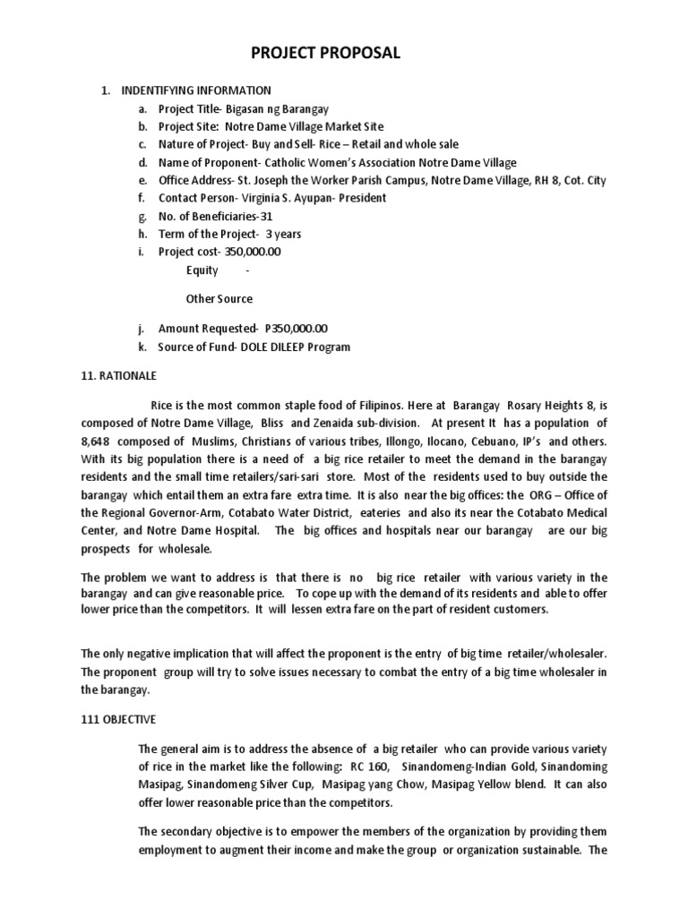 Cwa Project Proposal | PDF | Inventory | Internal Control