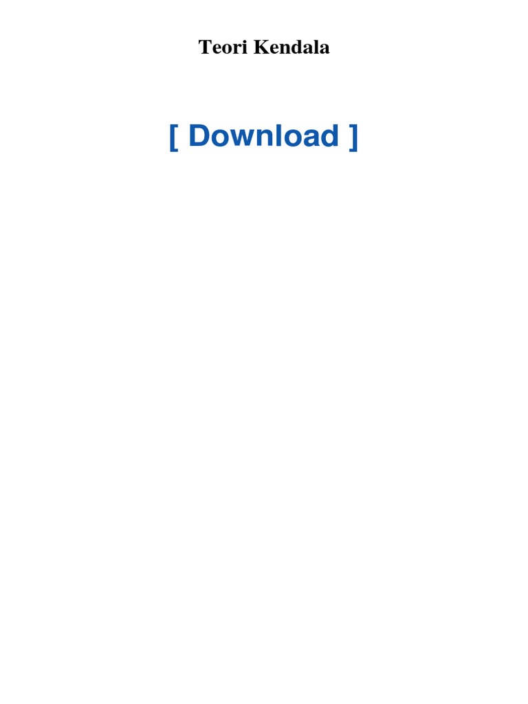 E3z1xyxj Teori Kendala | PDF