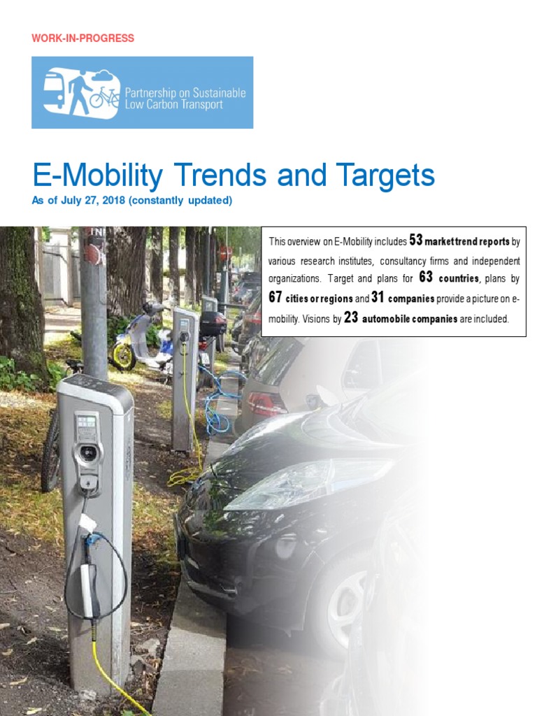 E-Mobility Overview PDF | PDF | Electric Vehicle | Plug In Hybrid