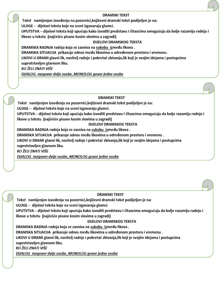 Dramski Tekst | PDF
