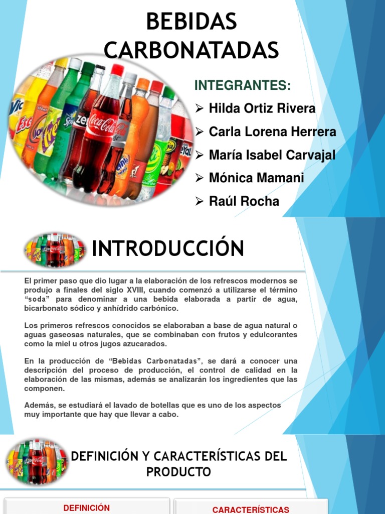 Bebidas Carbonatadas | PDF | Dióxido de carbono | Filtración