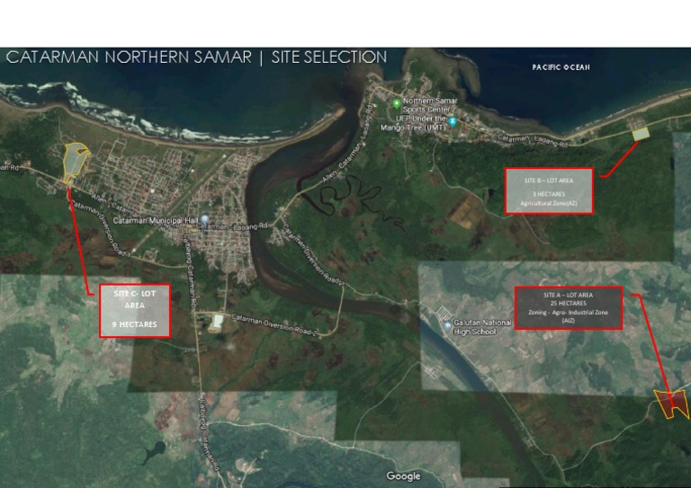 Catarman Northern Samar - Site Selection: Site C-Lot Area 9 Hectares | PDF