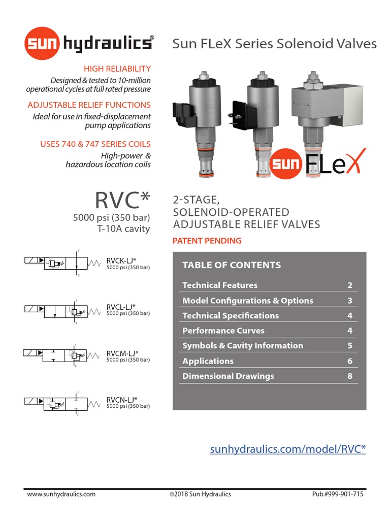 Sun Hydraulics | PDF | Valve | Pump