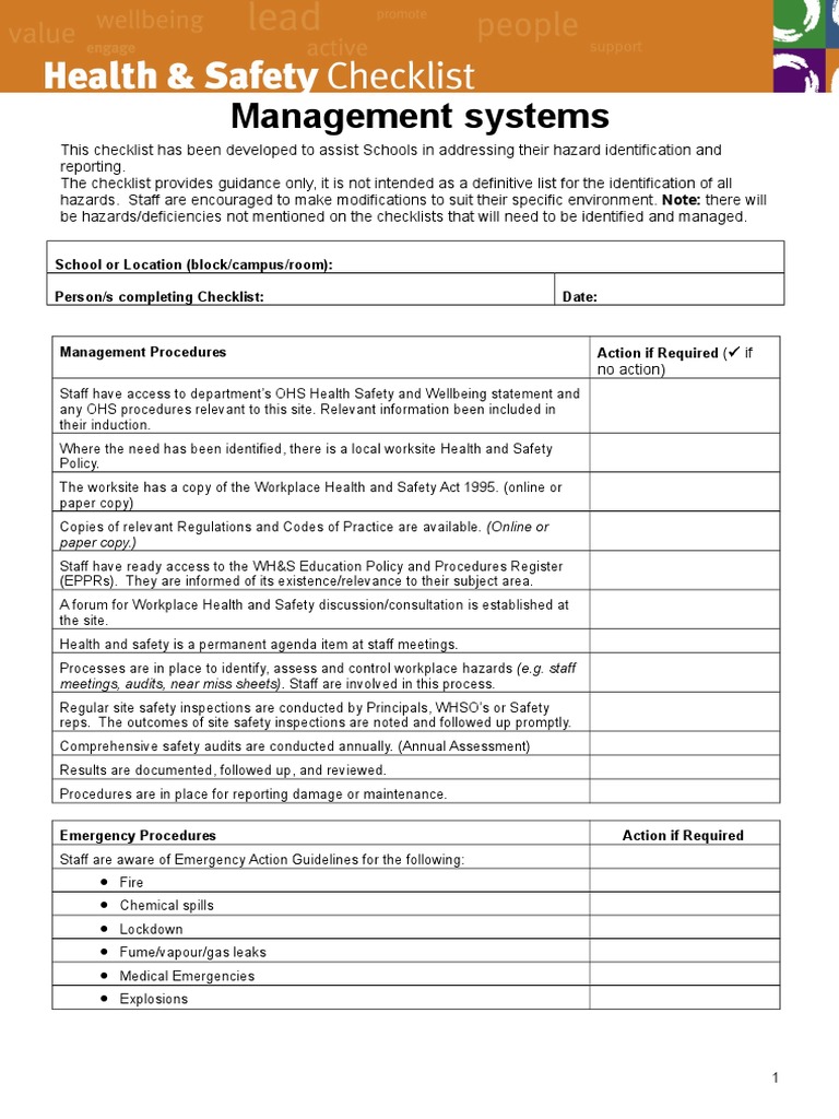 Management Systems | Occupational Safety And Health | Safety