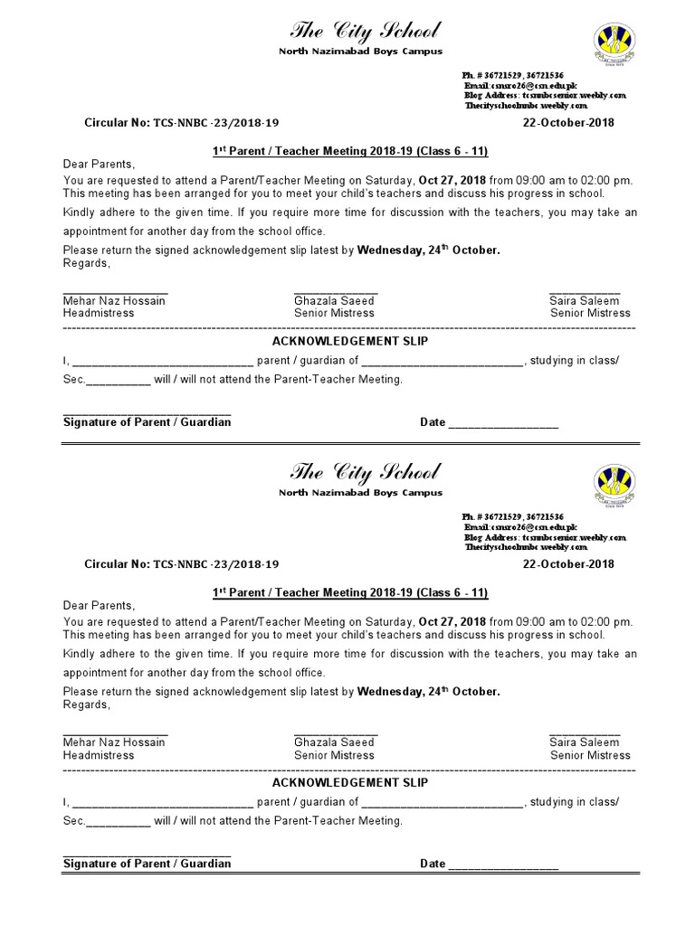 PTM Circular No 23 | PDF | Childhood