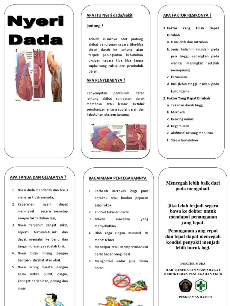 Leaflet Nyeri Dada | PDF