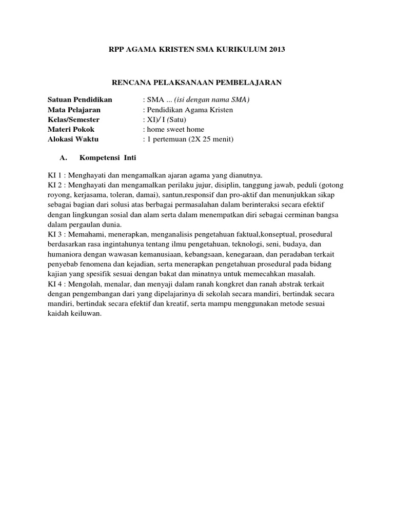 RPP K 13 | PDF