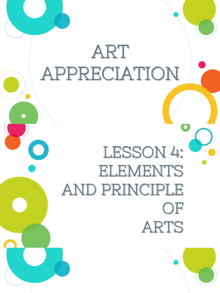 Art Appreciation Lesson 4 | PDF | Hue | Color