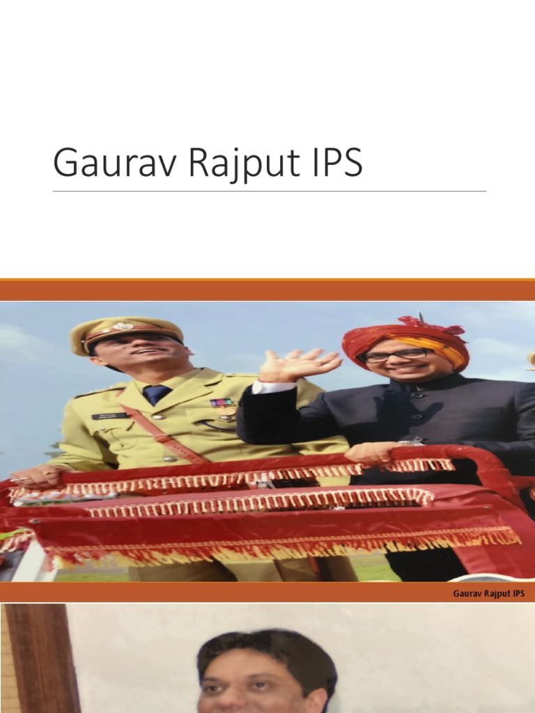 Gaurav Rajput IPS | PDF