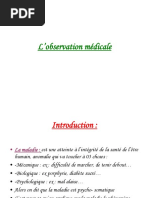 Observation Médicale Typique et Examen Clinique | PDF | Médecine ...