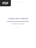 Observation Médicale Typique et Examen Clinique | PDF | Médecine ...