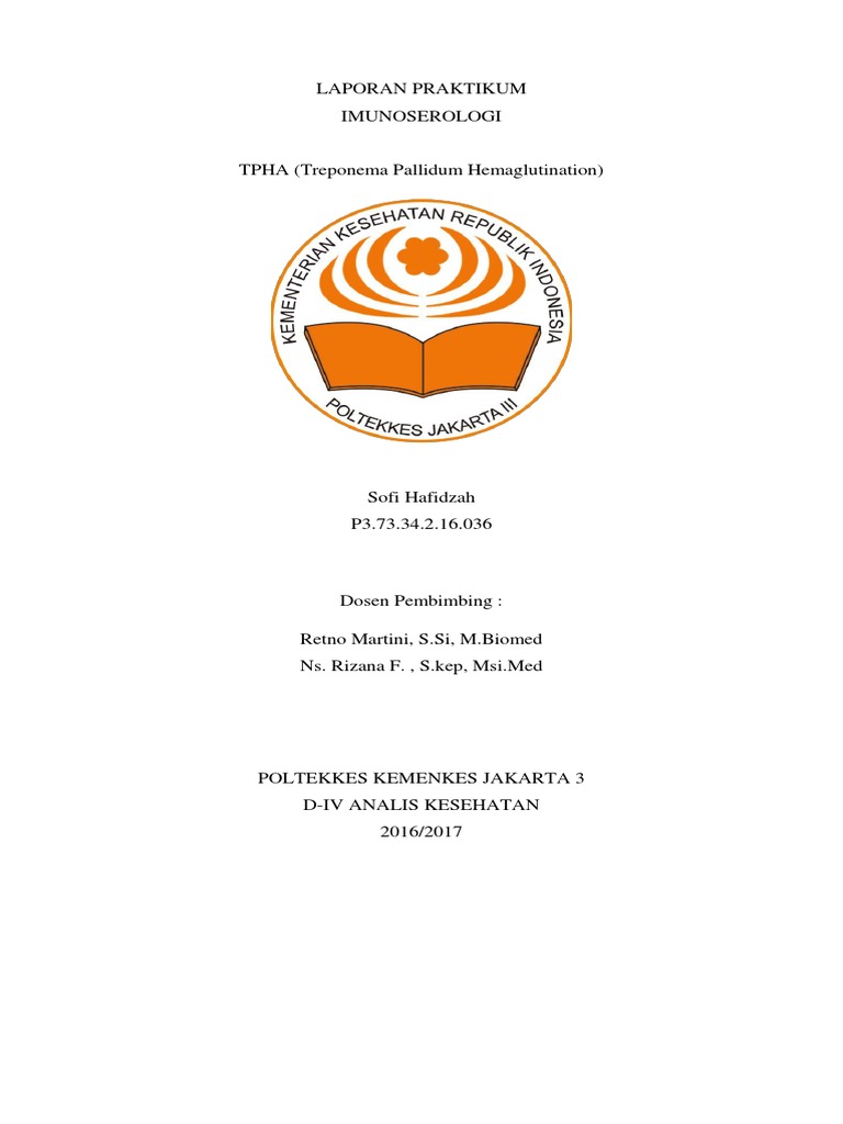 Laporan Praktikum Uji TPHA Sifilis | PDF