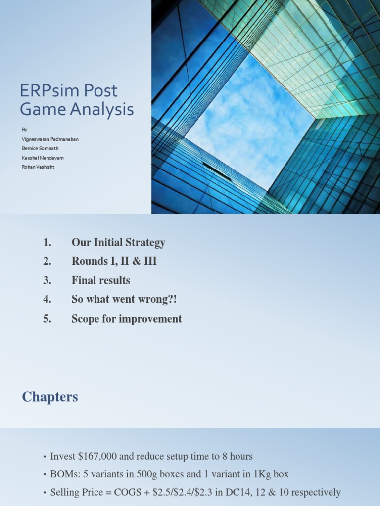 Erp Sim | PDF | Gross Margin | Marketing