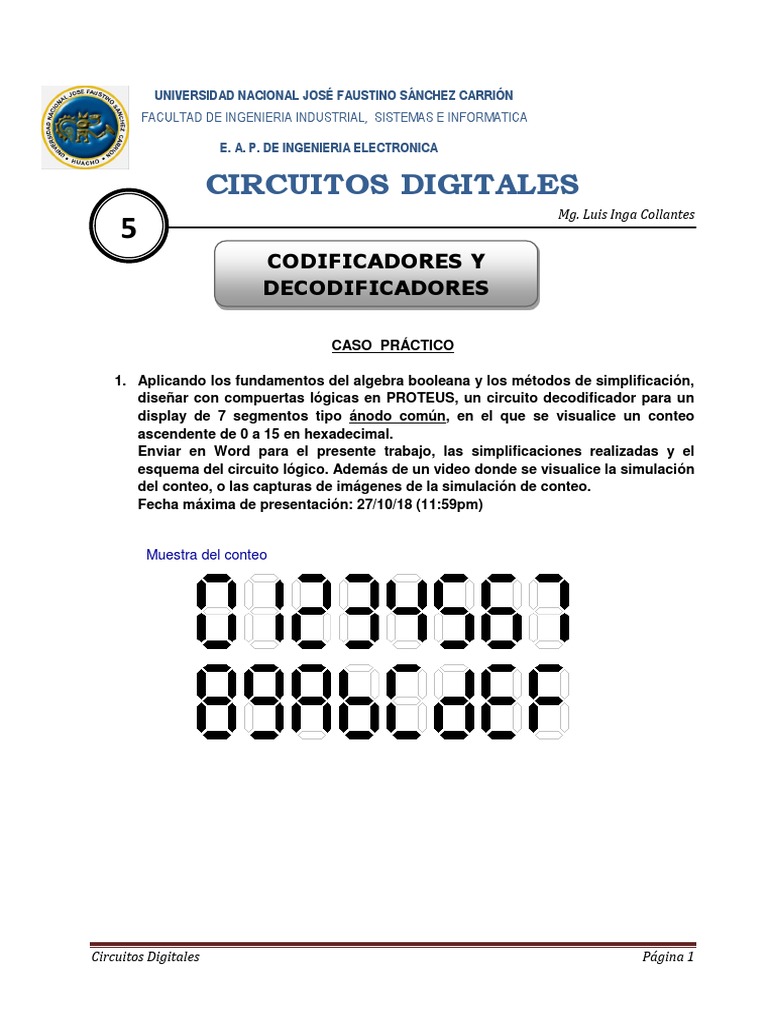 5. Codificadores y Decodificadores - Caso Practico