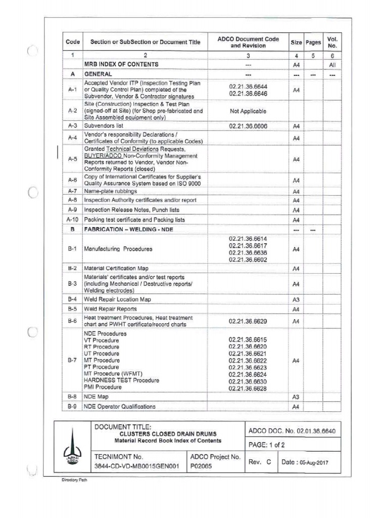 MRB Sample | PDF