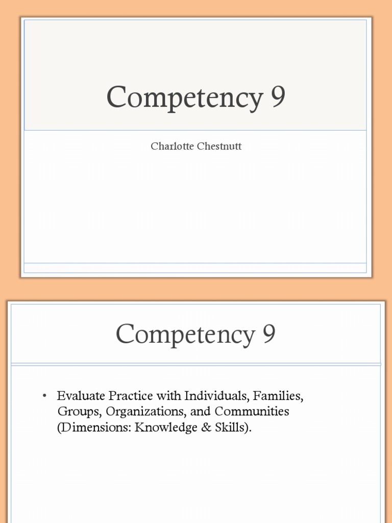 Competency 9 Presentation | PDF