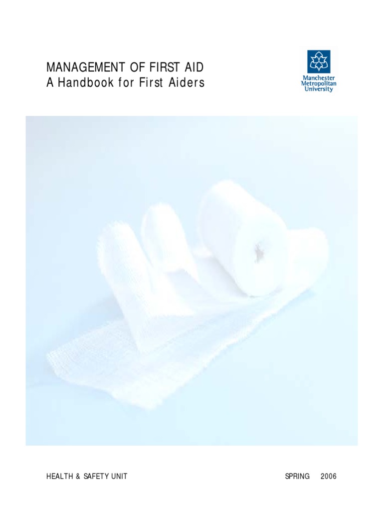 First Aid Handbook | PDF | First Aid | Occupational Safety And Health