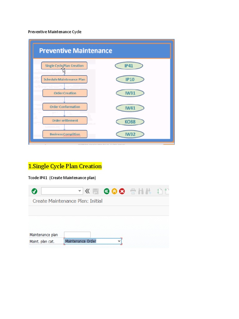 10 - Preventive Maintenance Cycle | PDF