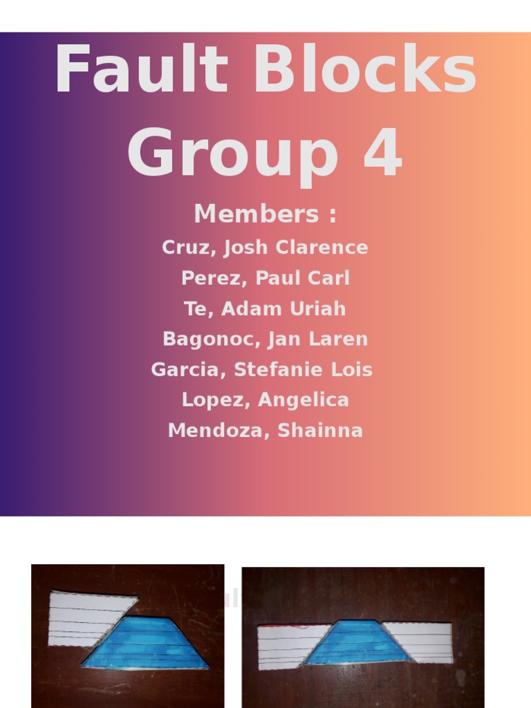 Fault Blocks Group 4: Members | PDF | Social Science