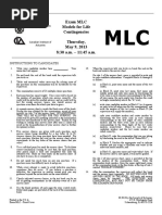 PRC Answer Sheet Sample 001 | PDF | Tests | Test (Assessment)