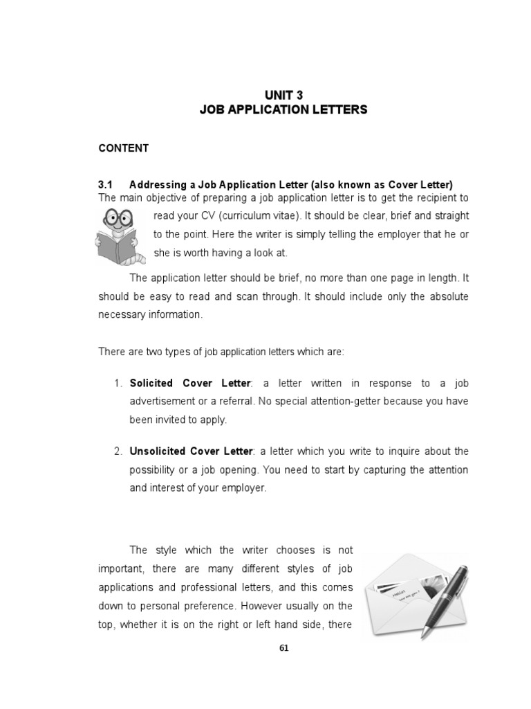 1.module Cover Letter | PDF | Résumé | Communication