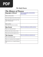 Picasso Portrait Collage Template | PDF