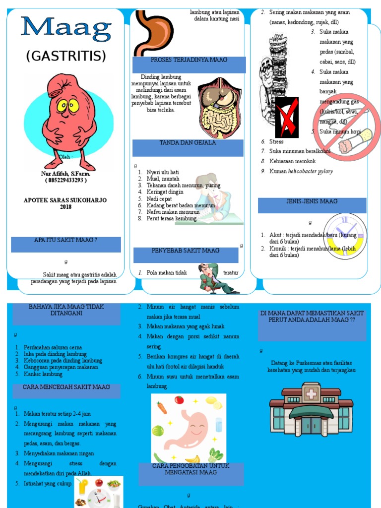 Leaflet Gastritis | PDF