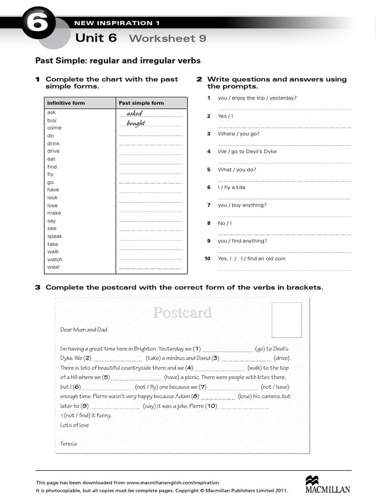 NI1 Grammar Worksheet 9 PDF | PDF | Morphology | Language Mechanics