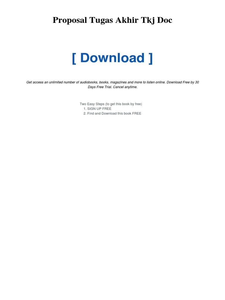 Xjy02vok Proposal Tugas Akhir TKJ | PDF | Computer File | Digital Technology