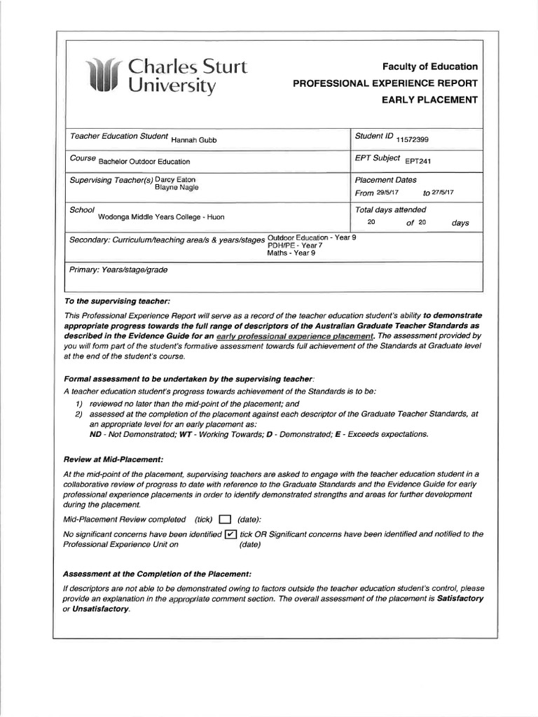 Placement Report | PDF
