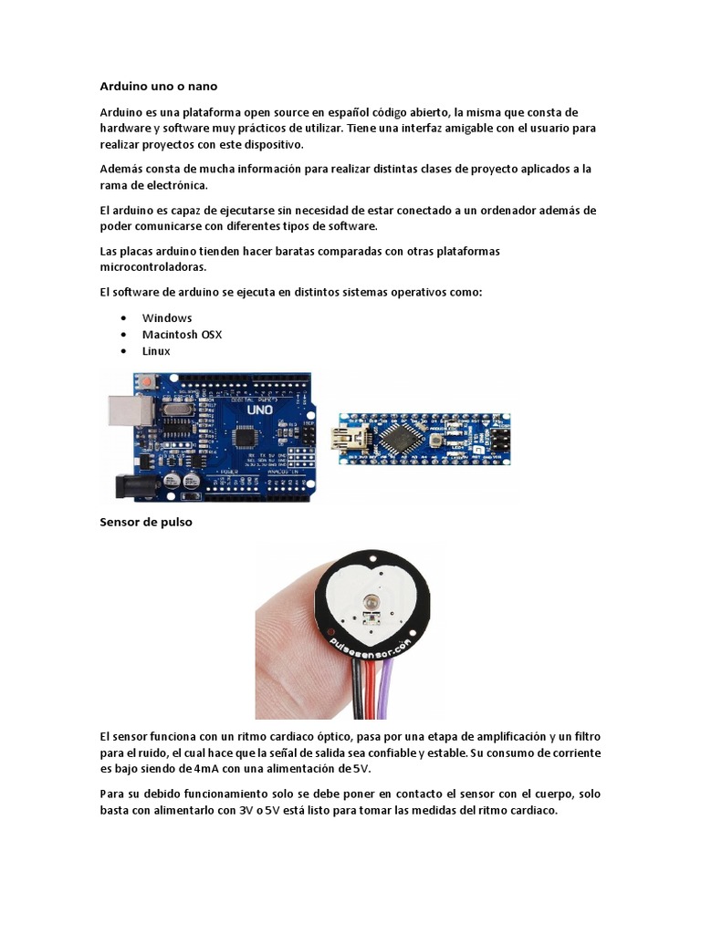 Arduino Uno o Nano | PDF | Arduino | Interfaces gráficas de usuario