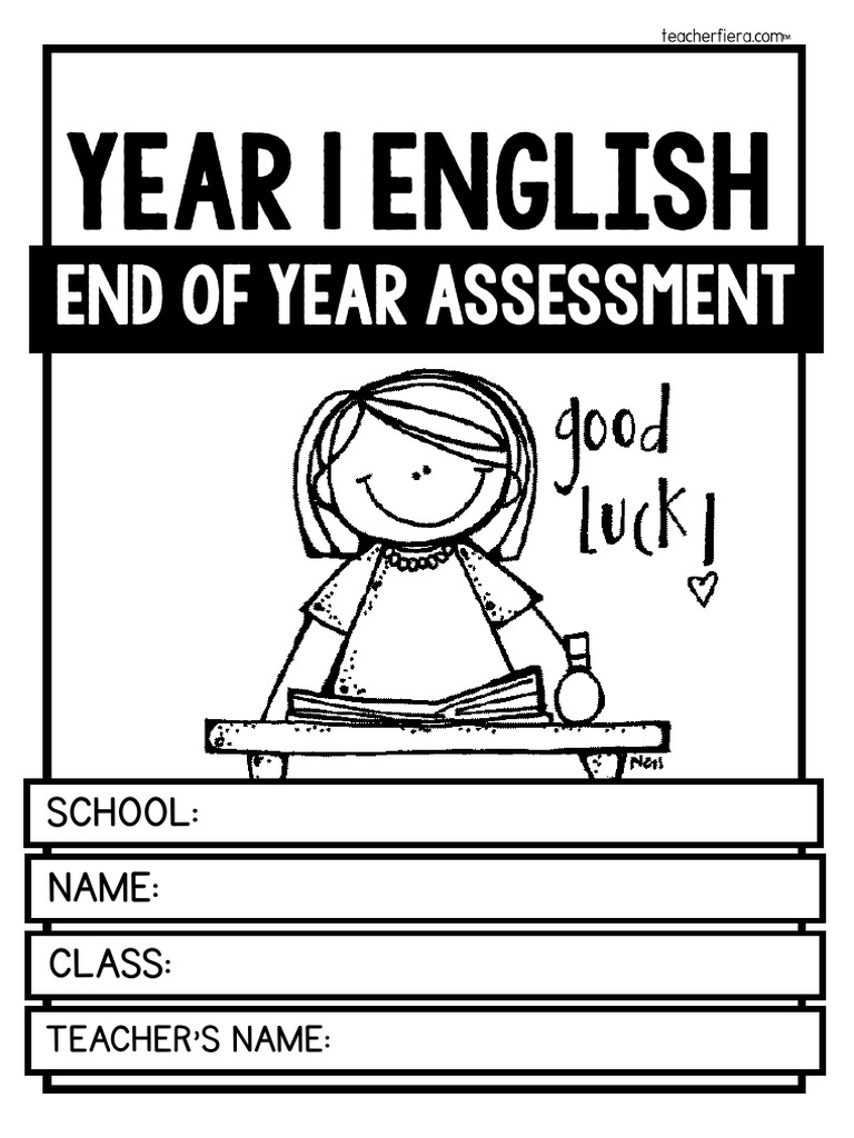 Year 1 End of Year Assessment For Blog | PDF