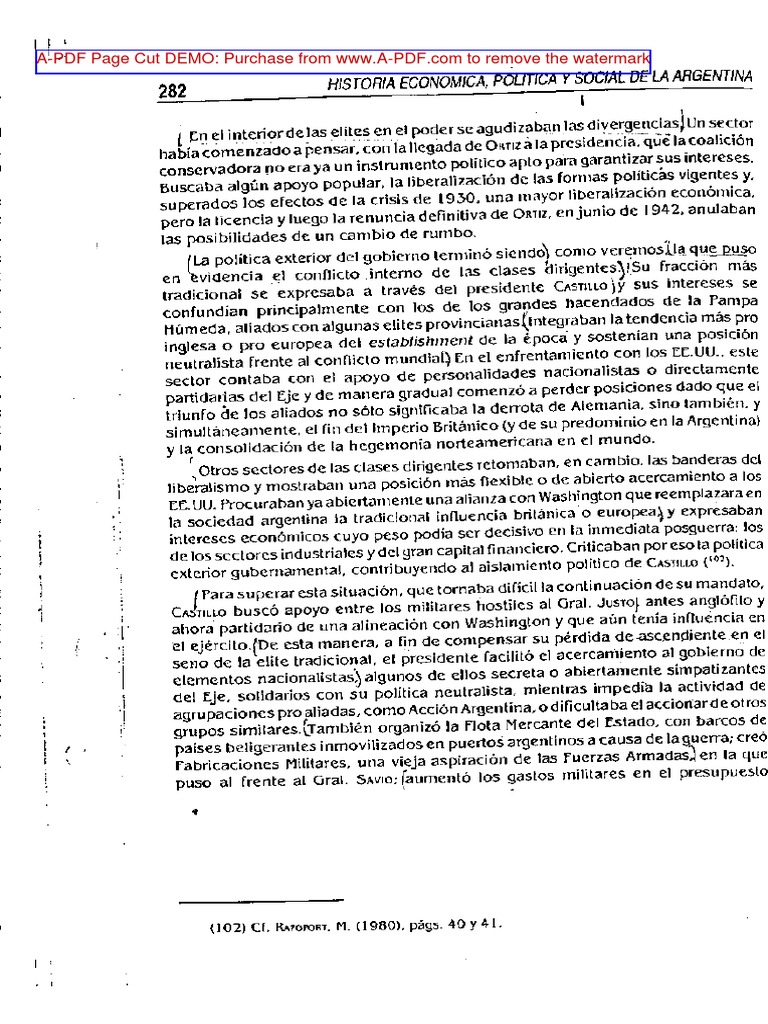 Historia Economica Politica y Social de La Argentina Mario Rapoport ...